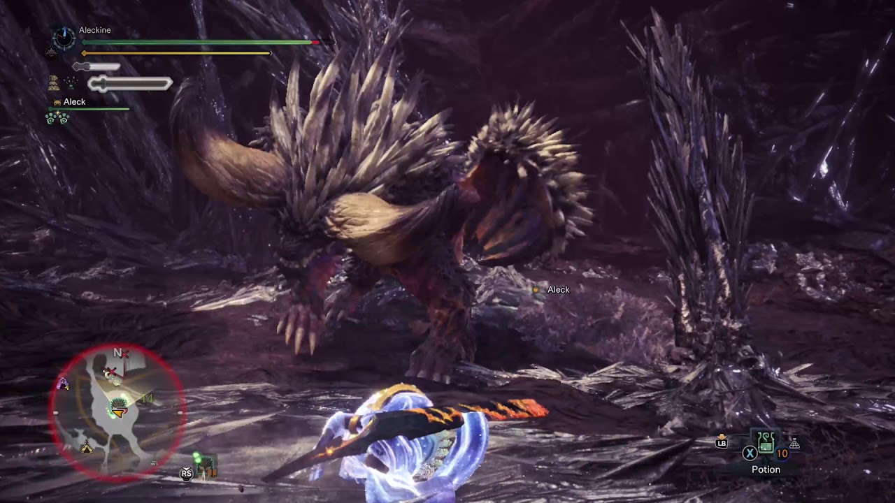 Monster Hunter World Iceborne LR Nergigante vs Lightbreak Edge Long ...
