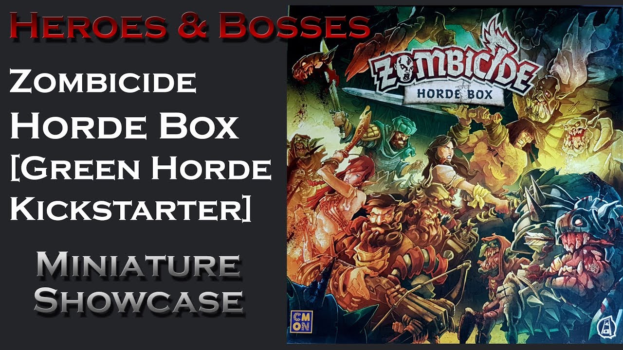 Mini Showcase of Horde Box [Green Horde Kickstarter] - YouTube
