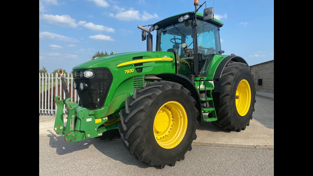 John Deere 7930 tractor walk around video - YouTube