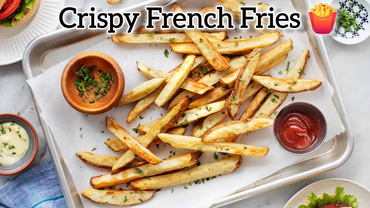Crispy French Fries at Home Recipe 🍟 - YouTube