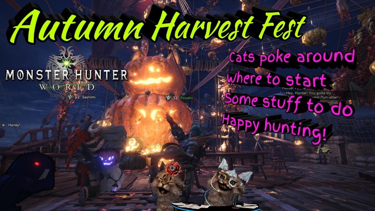 MHW Autumn Harvest Festival is HERE!! - YouTube