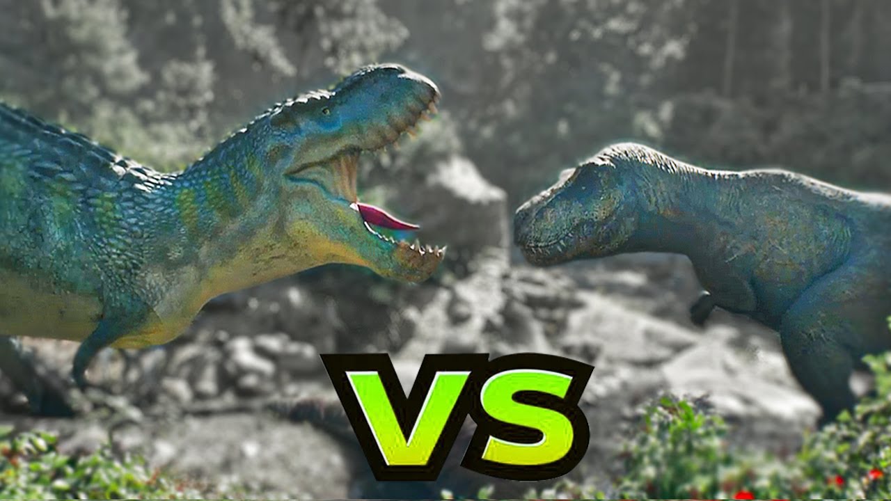 Rexy meets V-Rex | Animated - YouTube