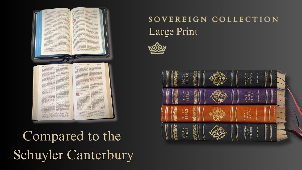 The LARGE PRINT Sovereign Collection - YouTube