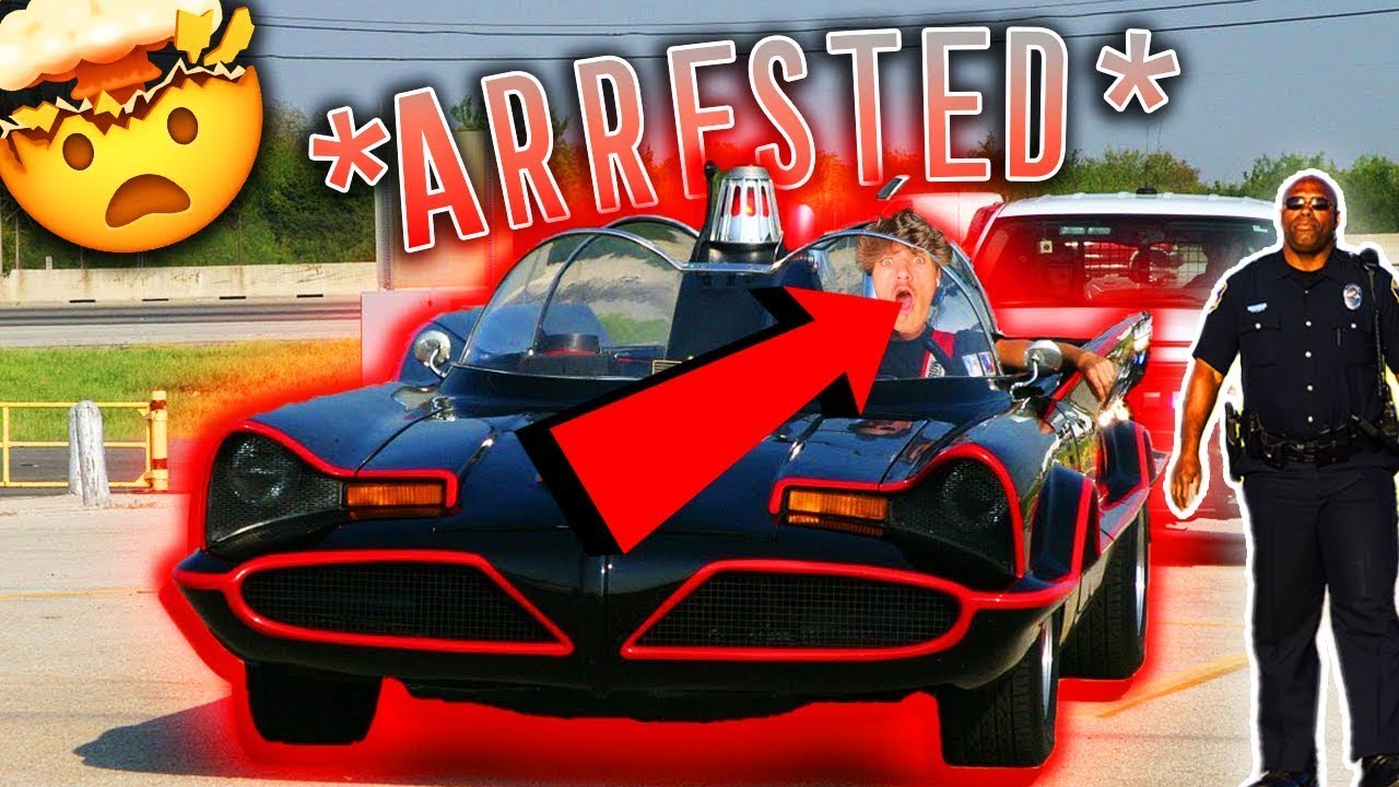 I Got Arrested In The Batmobile! - YouTube