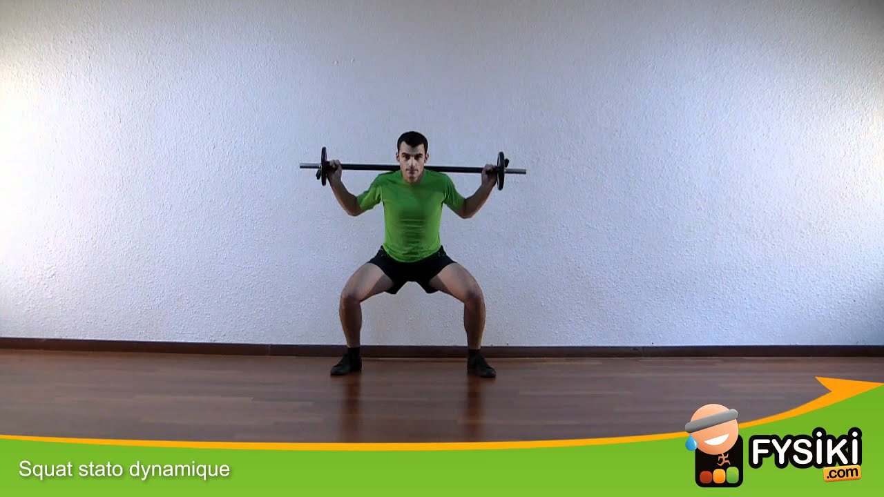 Squat stato dynamique - YouTube