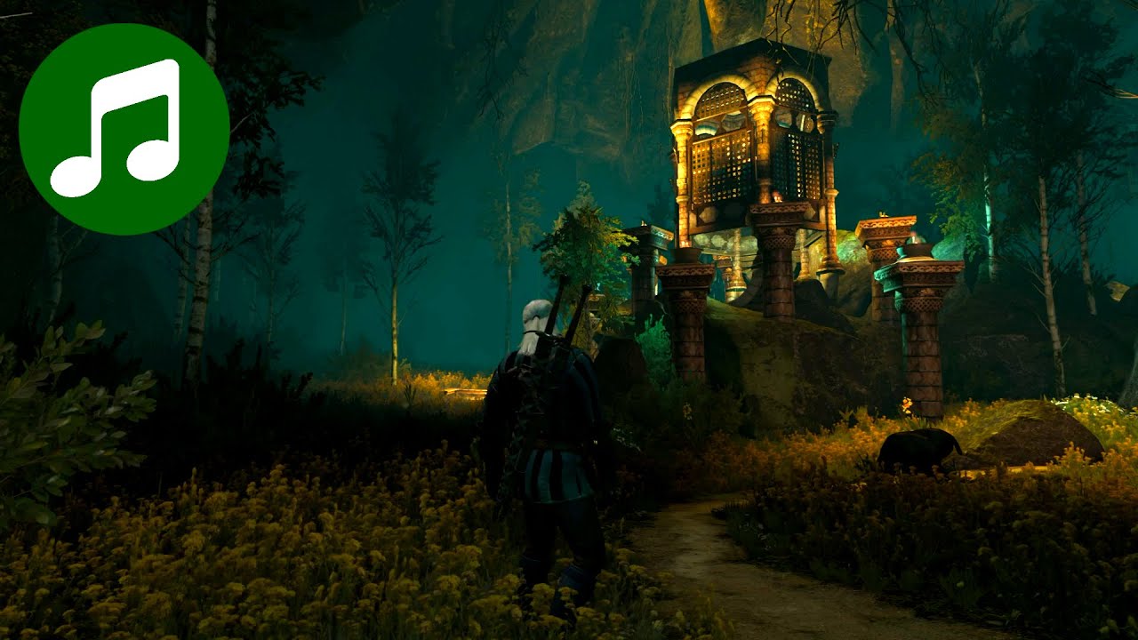 WITCHER 3 Music & Ambience 🎵 Magical Hideout (Relaxing Gaming Music ...