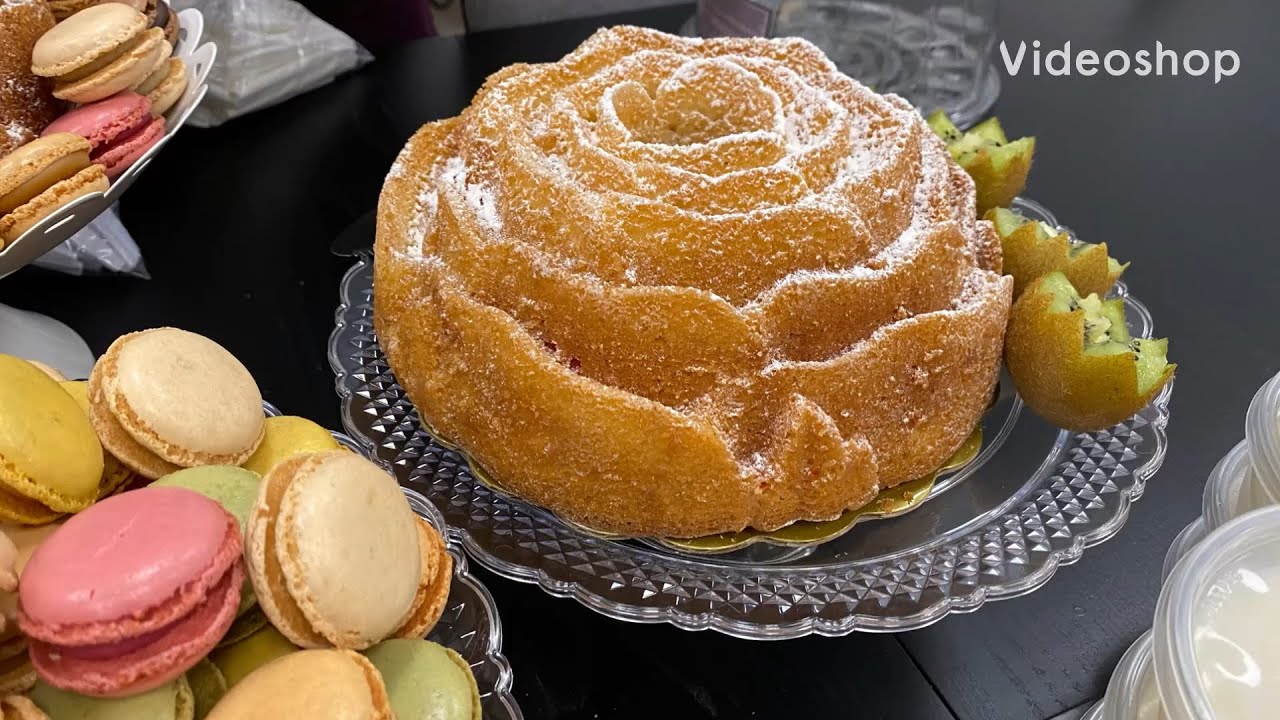 Raspberry Lemon Bundt Cake from Costco|Lunch| Kabob Fusion Restaurant ...