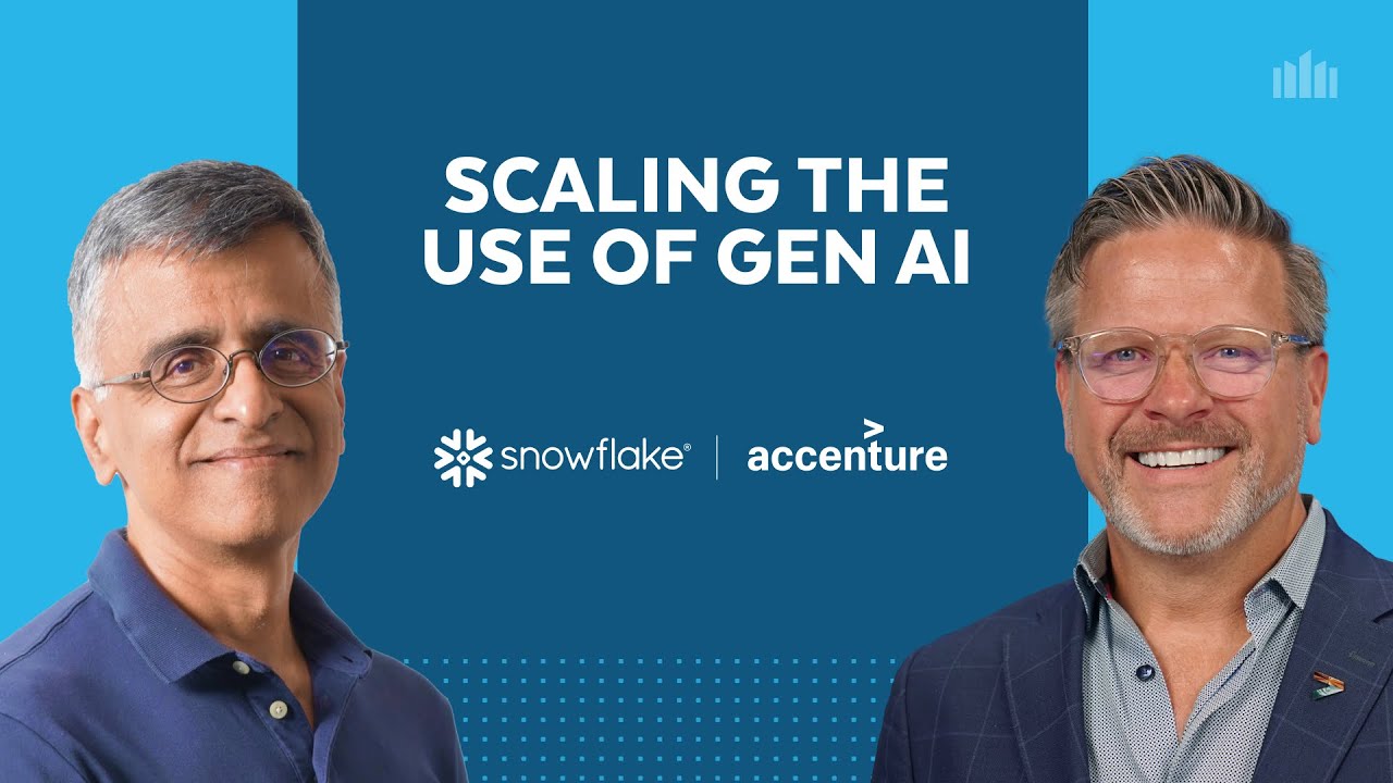How Accenture And Snowflake Are Improving The Scalability of Gen AI - YouTube
