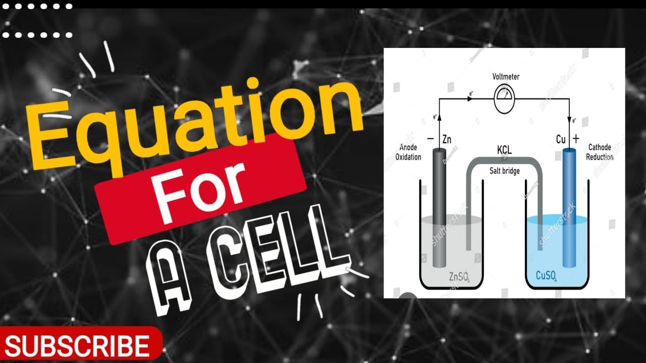 Writing an Equation for an Electrochemical Cell - YouTube