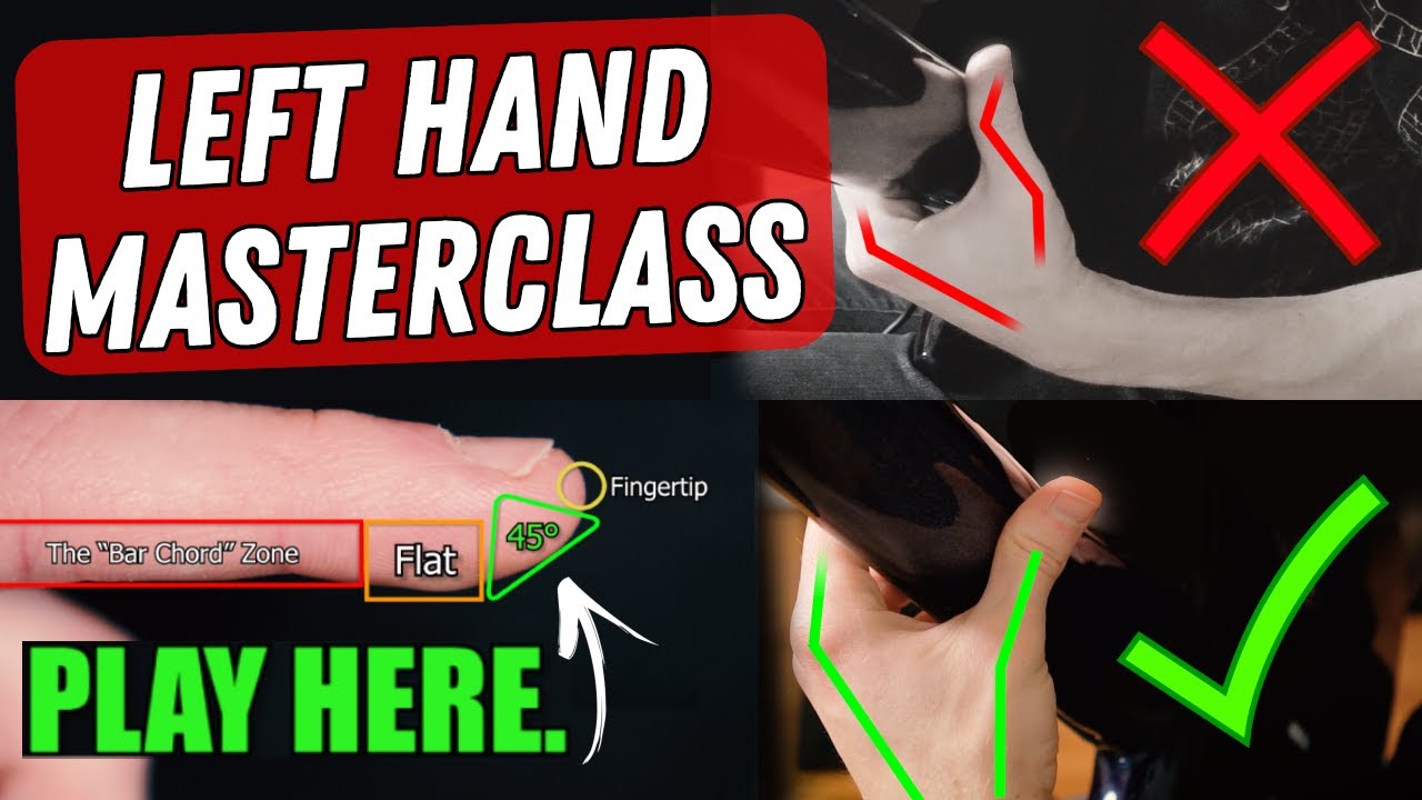 Left Hand Guitar Technique Masterclass - Tips and Tricks - YouTube