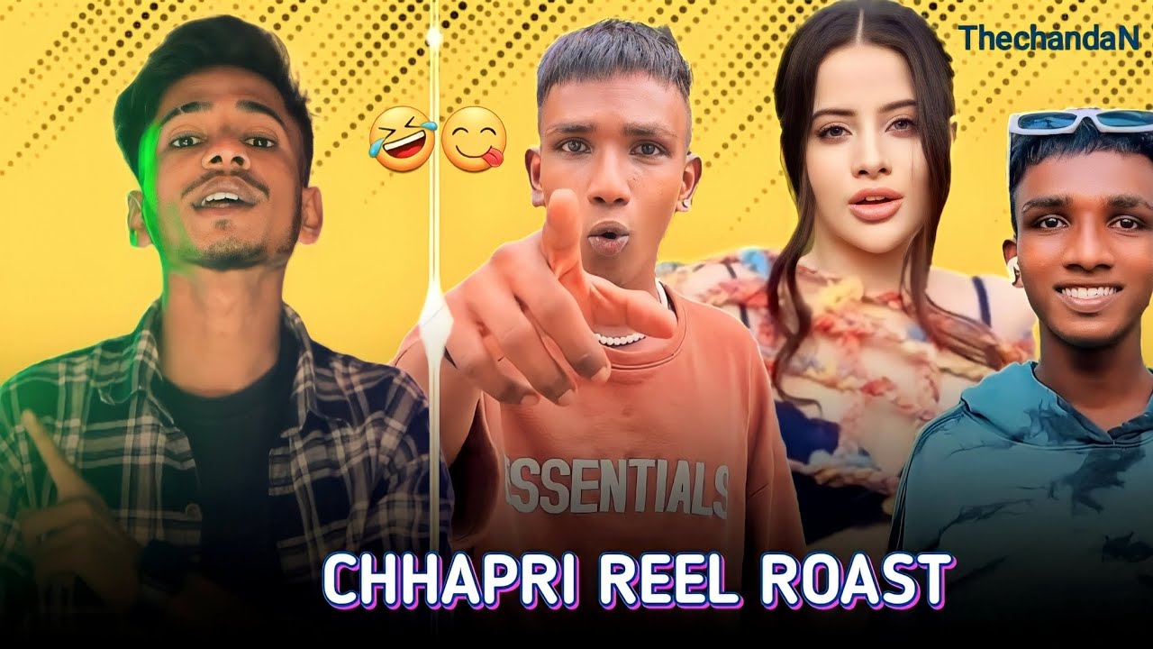 CHHAPRI REEL ROAST || Chhapri reel roast 😋 || ThechandaN || urfi javed ...