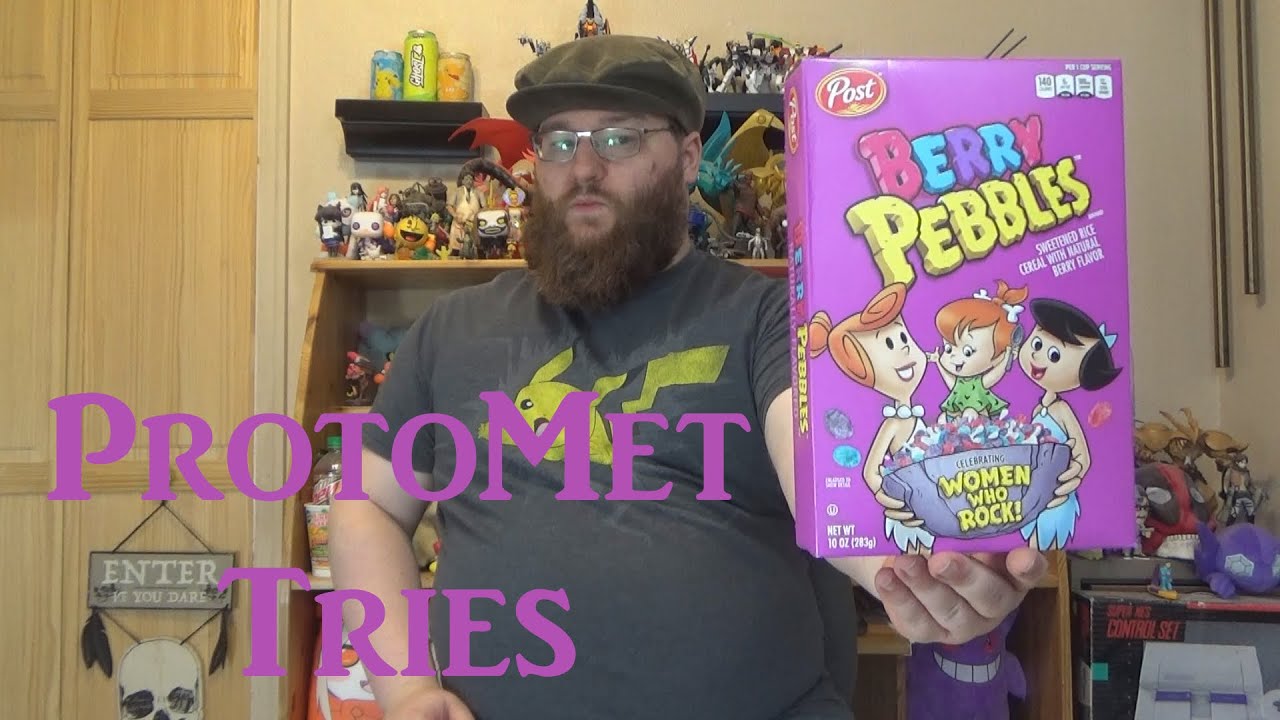 ProtoMet Tries Berry Pebbles - YouTube