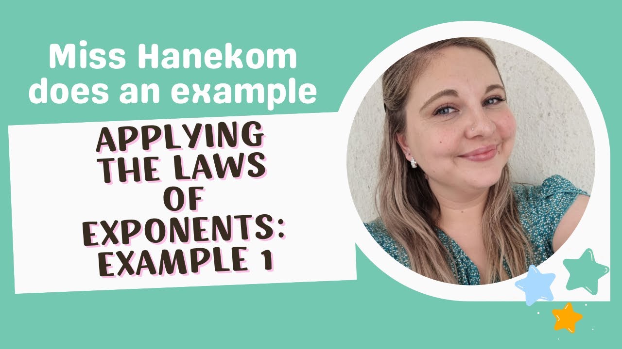The Laws Of Exponents Example 1 Youtube 6441