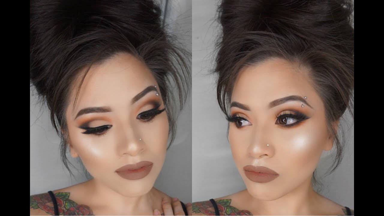 Warm Cut-Crease| Melt Dark Matter Stack| MAKEUPBYNGOC - YouTube