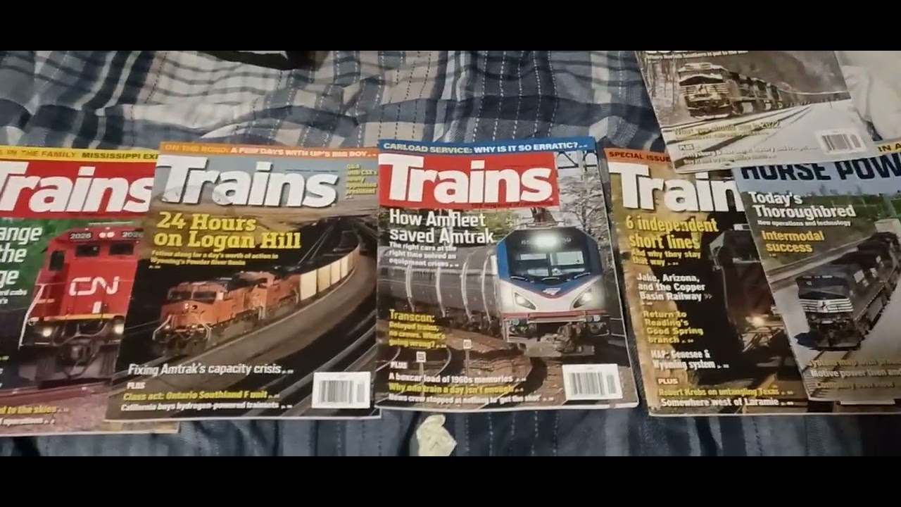 My Collection of Trains Magazines And I ️ Reading Trains Magazine ...