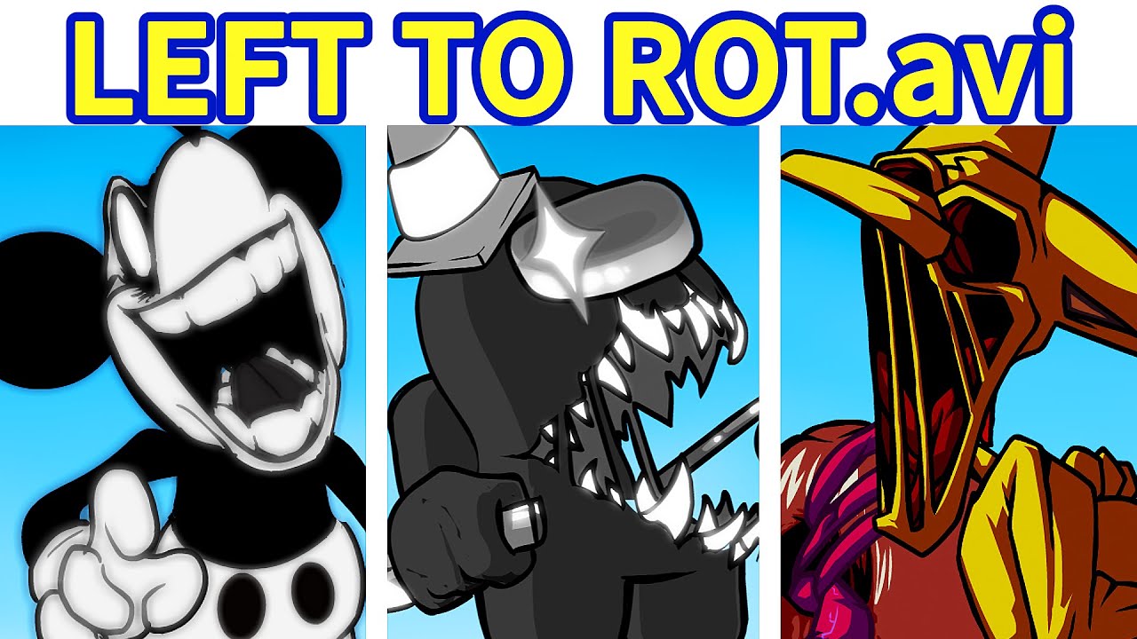 Friday Night Funkin': Left To Rot (Mouse.avi X Black Imposter X Hypno ...
