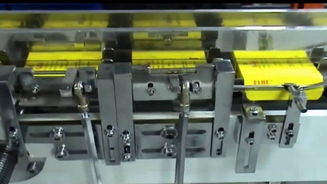 box packaging machine box packer - YouTube
