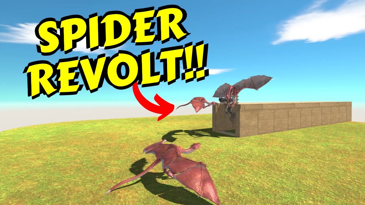 Saber tooth spider on a rampage!! Animal Revolt Battle Simulator - YouTube