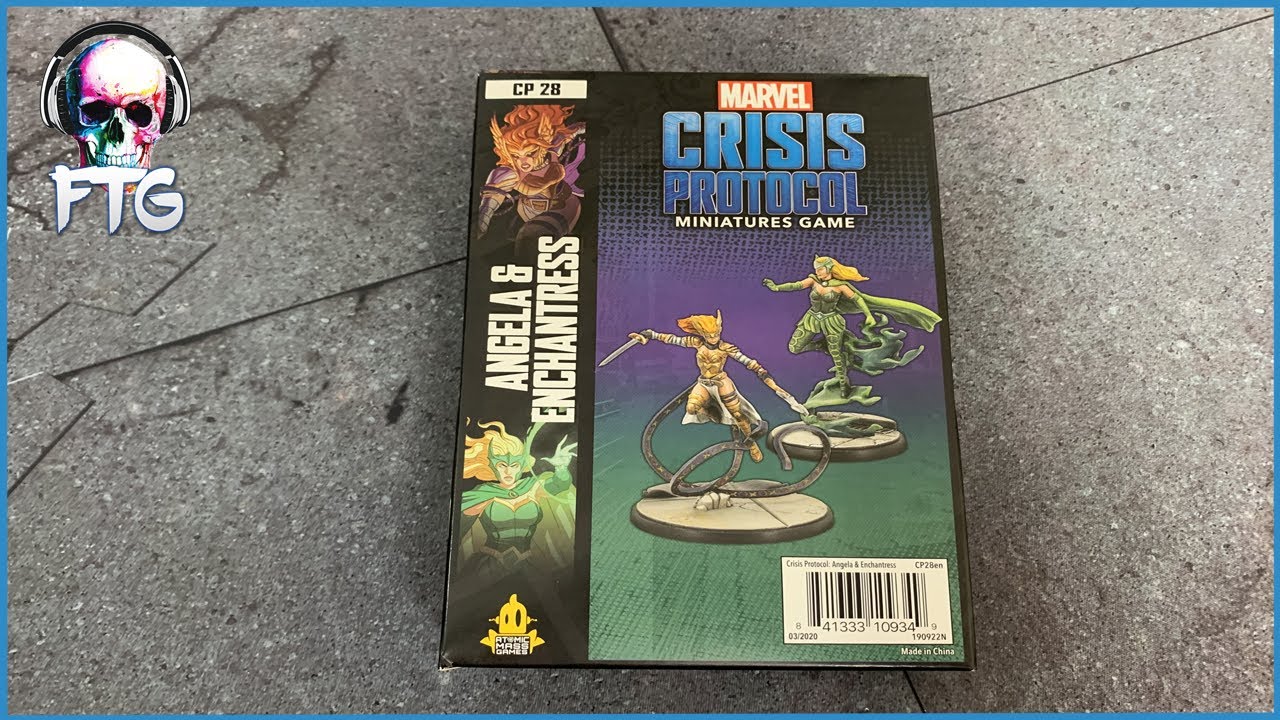 Marvel Crisis Protocol Unboxing - Angela & Enchantress - YouTube