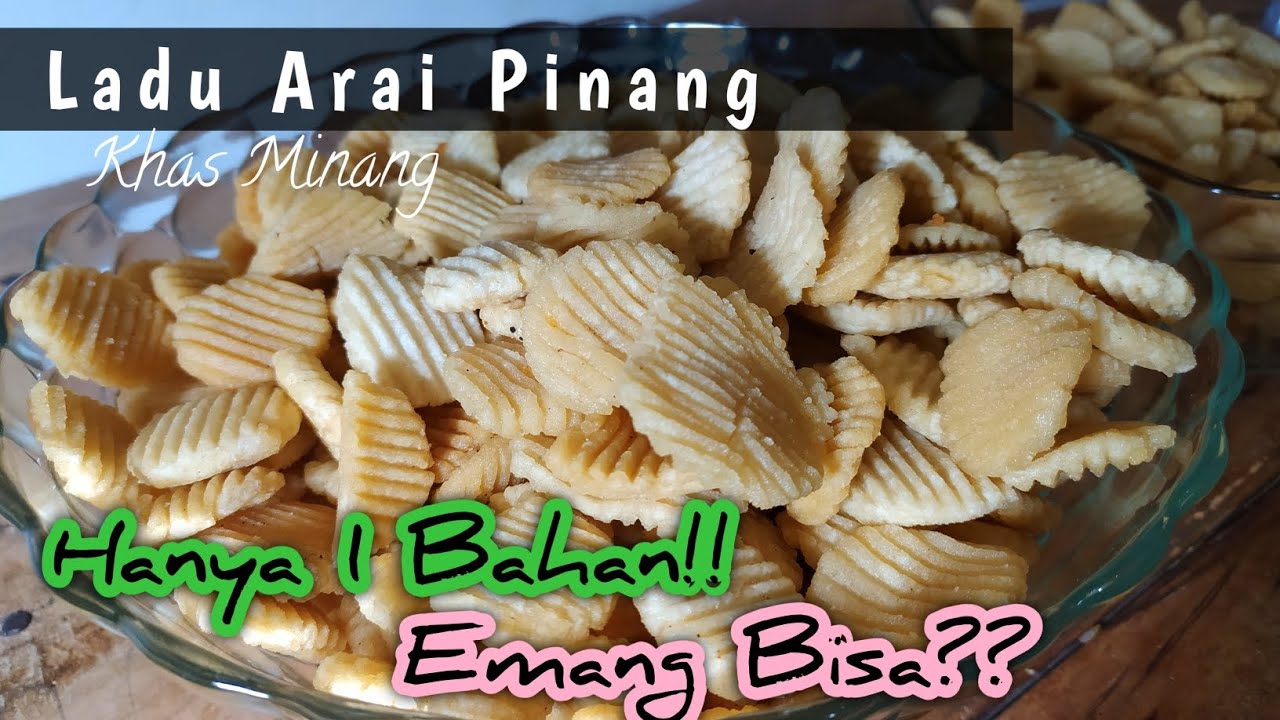 Super Renyah!! Cara Membuat Kue Arai Pinang Khas Padang - YouTube