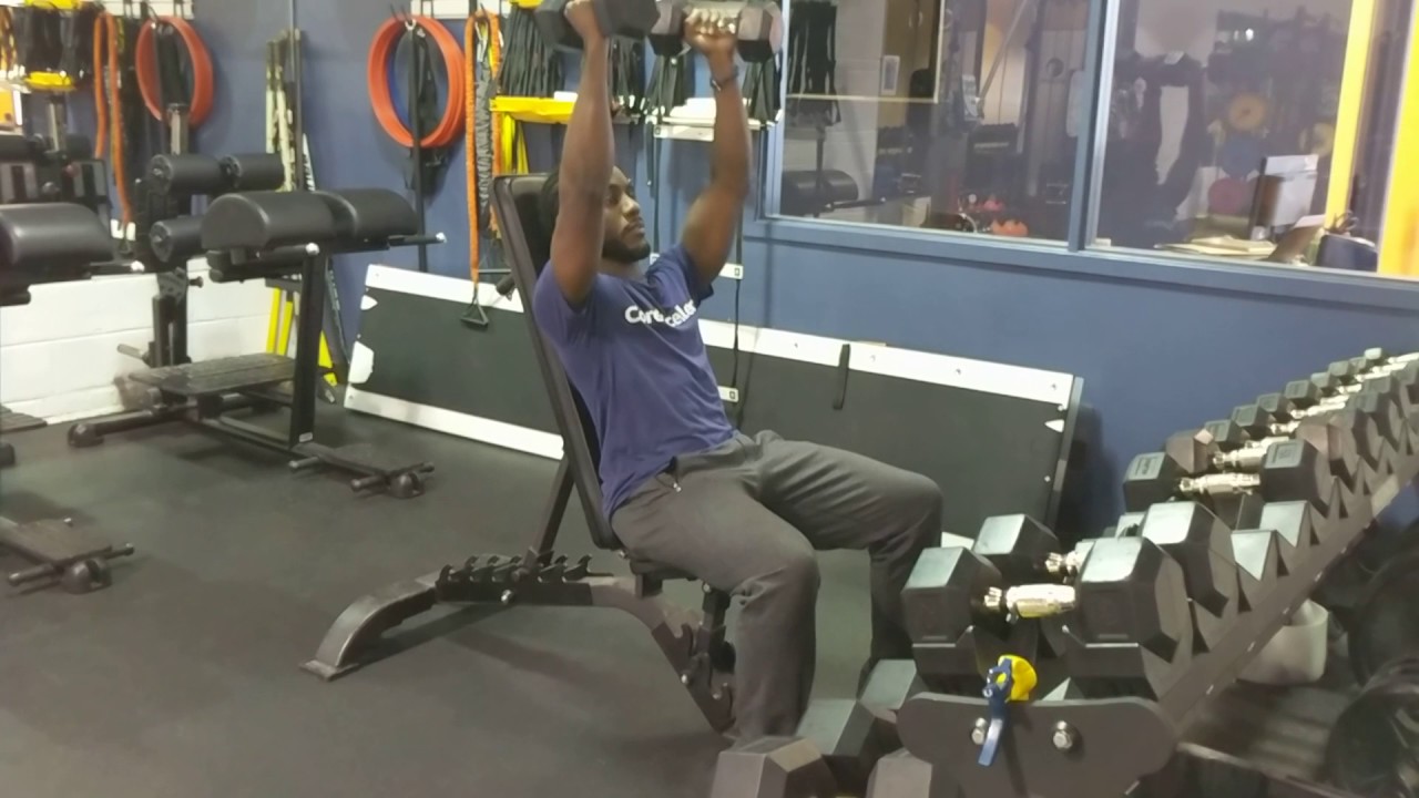 Seated DB Shoulder Press w/ Neutral Grip - YouTube