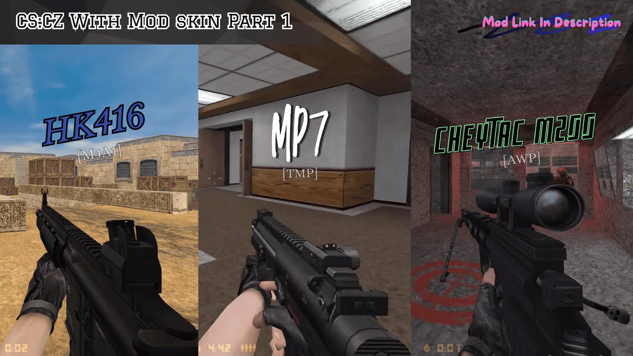 [Tamatin] Counter Strike: Condition Zero | Weapon Skin Mod. Part 1 ...