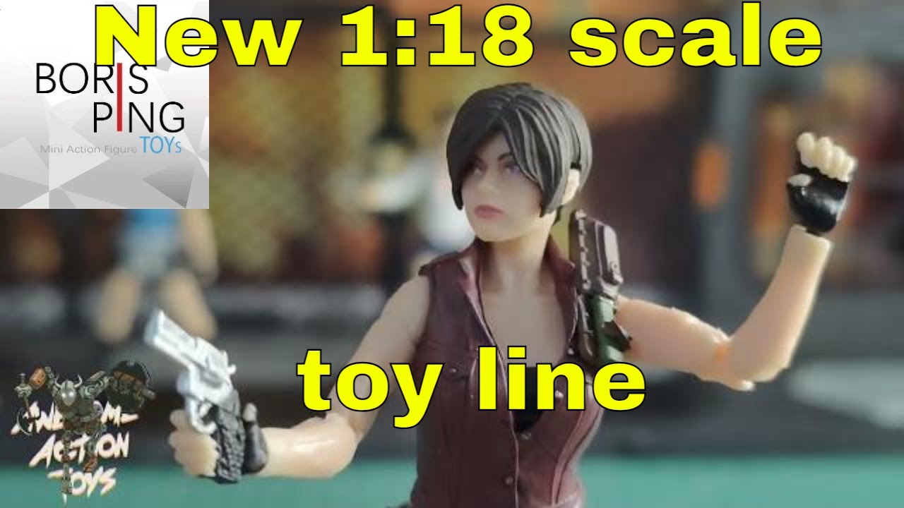 1:18 scale Heroine action figures from Boris Ping toys. Fantastic 1st ...