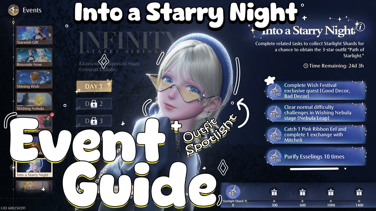 How to complete Into Starry Night! Quick Guide | Infinity Nikki ...