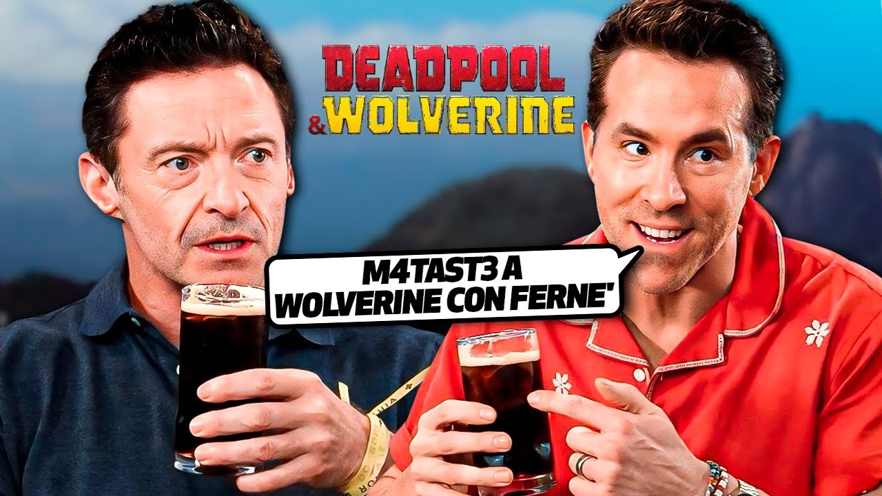 HUGH JACKMAN Y RYAN REYNOLDS SE TOMAN UN FERNET CON GREGO || Deadpool ...