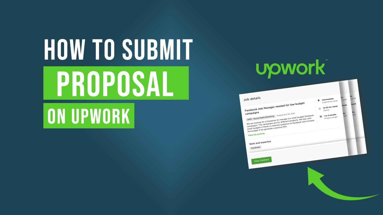 How To Submit a Proposal on Upwork | Apply for a Job on Upwork - YouTube