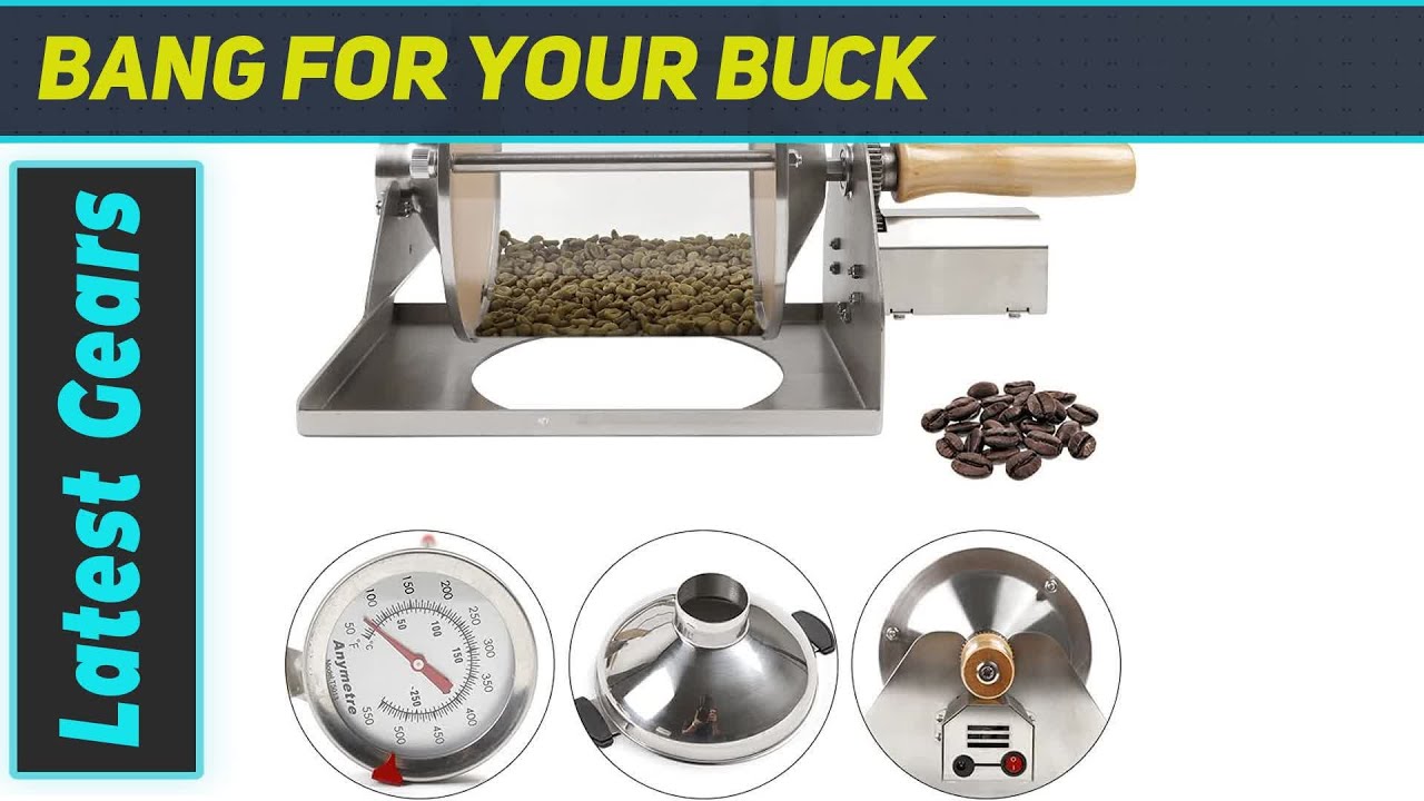 KAKA-G400 Gas Coffee Bean Roaster: Unleash the Flavor! - YouTube