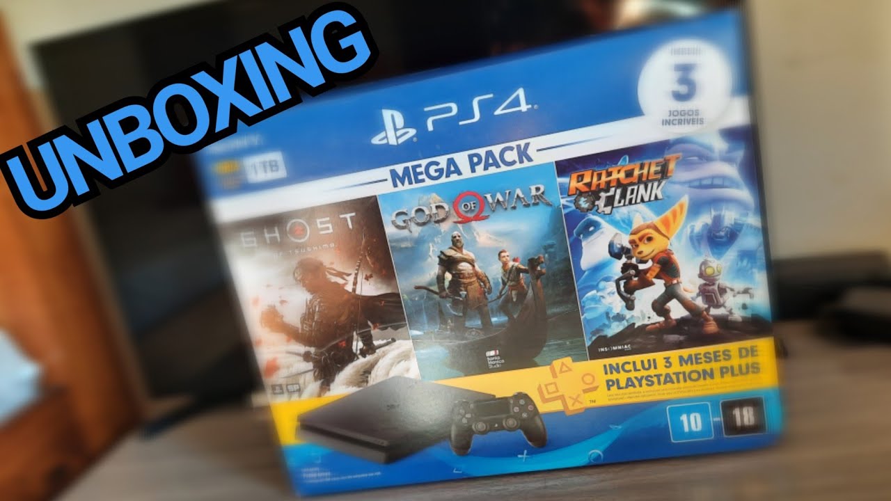 UNBOXING PS4 MEGA PACK + DICAS - YouTube
