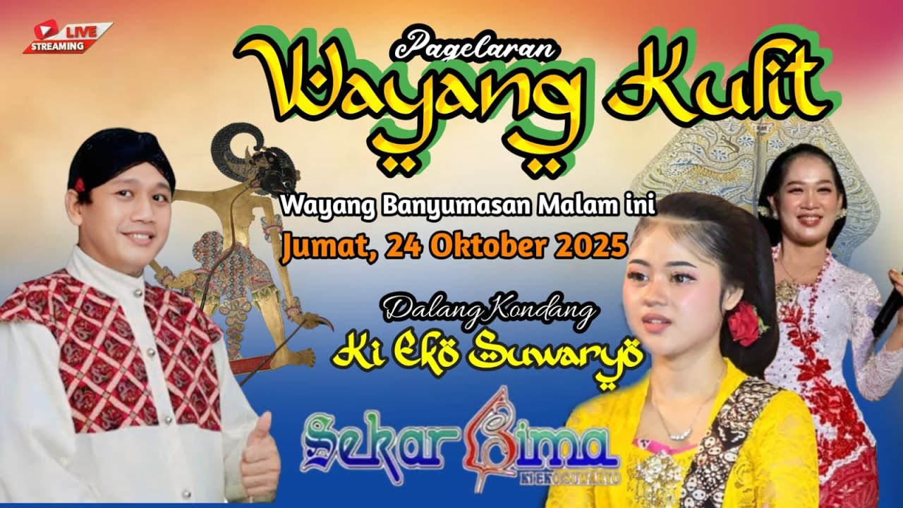 LIVE WAYANG KULIT Malam ini Ki Eko Suwaryo Lakon Semar Mbangun ...