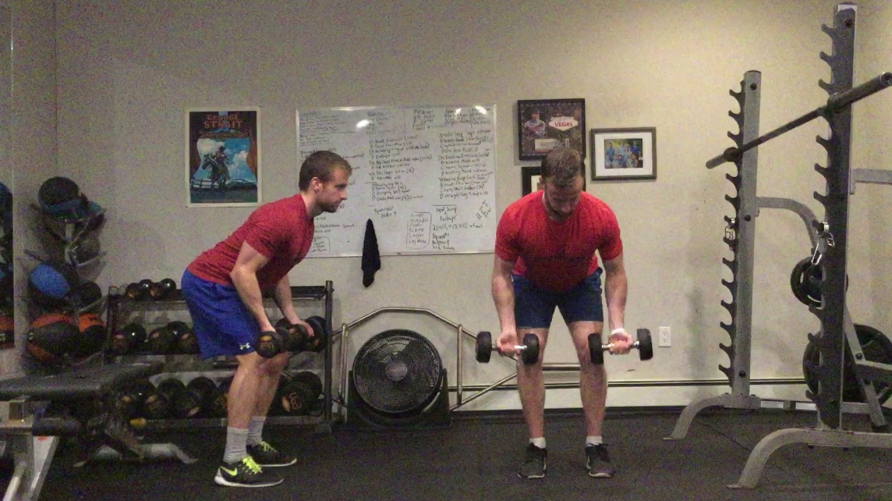 Underhand Dumbbell Row - YouTube