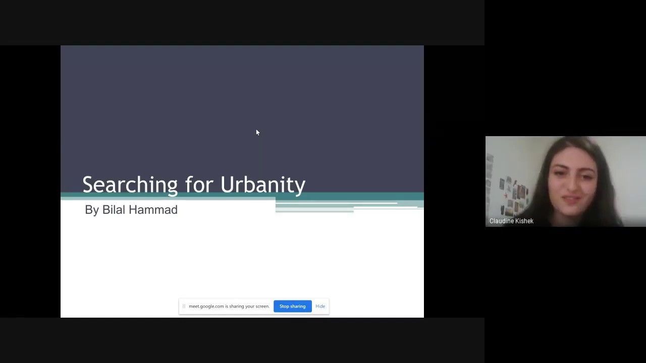 Looking for Urbanity” Presented by Arch. Bilal Hammad - YouTube
