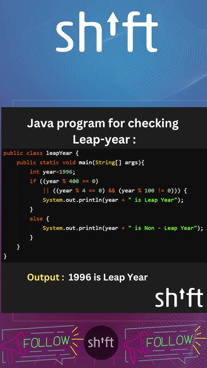 How to check given year Leap year or not - YouTube