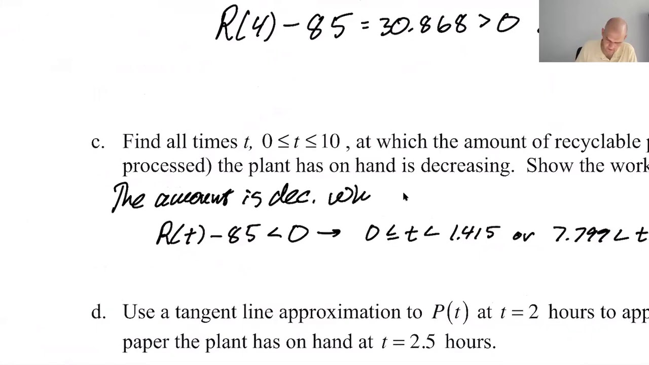 Practice Rate In-Rate Out Problem pg 6 - YouTube