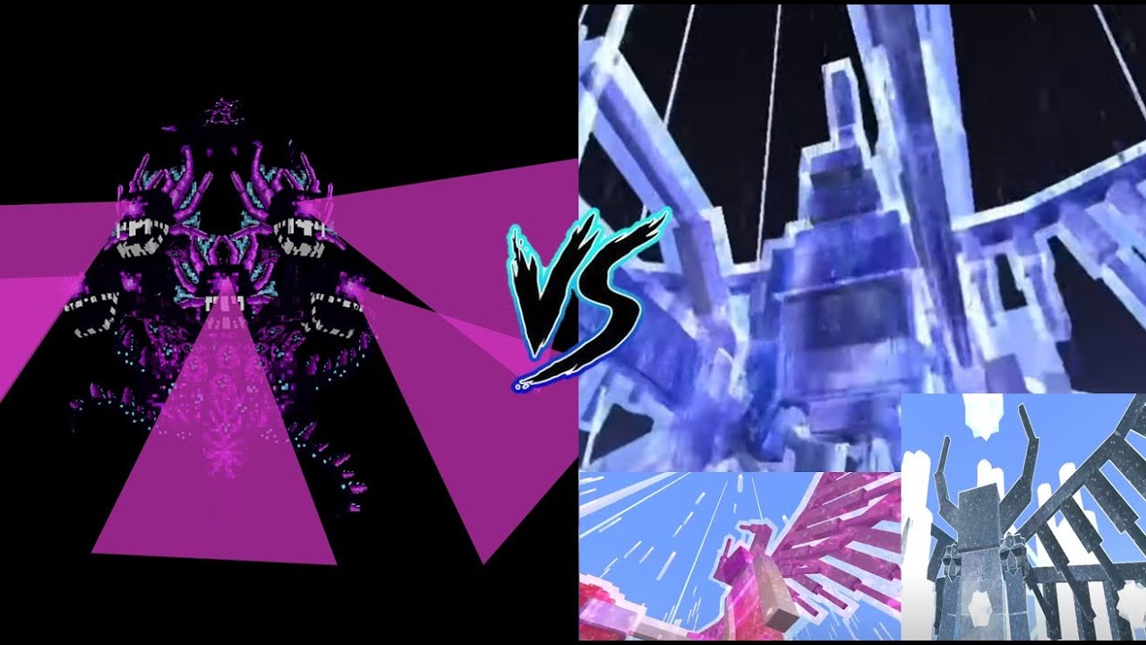 Wither Storm VS Silver Galaxy Titan , Pink Galaxy Titan and Galaxy ...