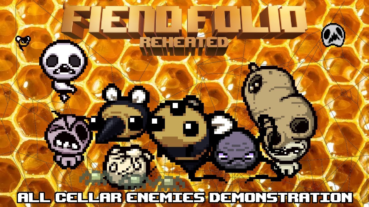 [Fiend Folio] - ALL Cellar Enemies Demonstration (The Binding of Isaac ...