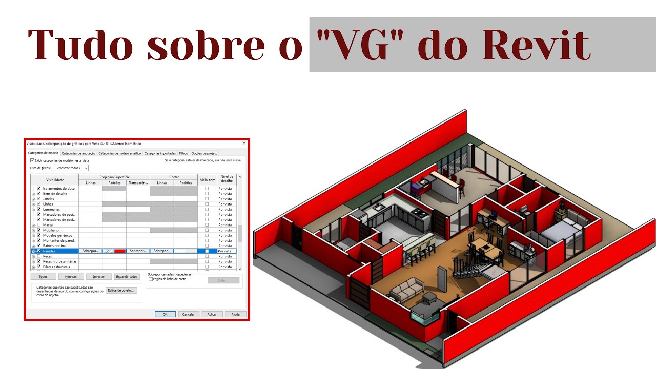 Tudo sobre o "VG" do Revit - Dica 194 - YouTube