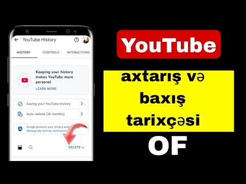 YouTube Axtarış və Baxış Tarixçəsini necə söndürmək olar