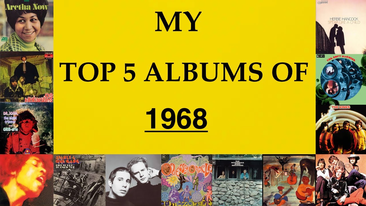 My Top 5 Albums of 1968 - YouTube