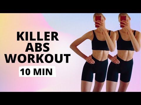 Killer Abs Workout 10 Minutes / Nina Dapper