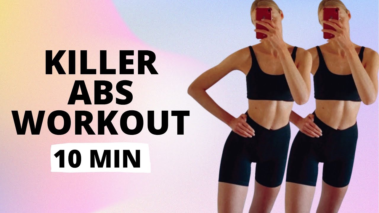 Killer Abs Workout 10 Minutes / Nina Dapper - YouTube