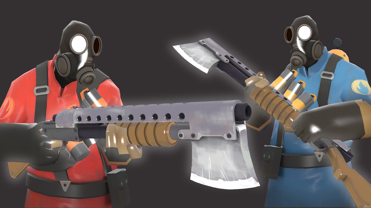 Pyro weapon that's both Primary and also a Melee - YouTube