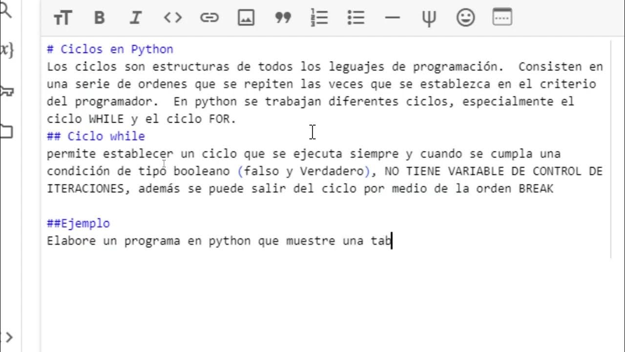 ciclos Python 01 1002 - YouTube