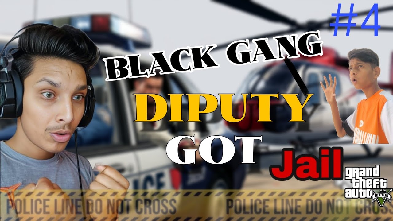 BLACK GANG DEPUTY @GFKGanesh ARRESTED || GTA 5 GRAND RP #4 - YouTube