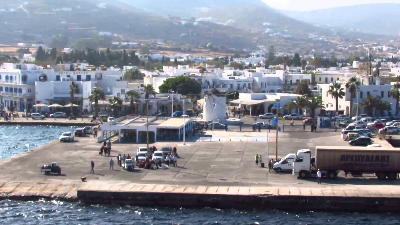 Blue Star ferry arriving at Paros island - YouTube