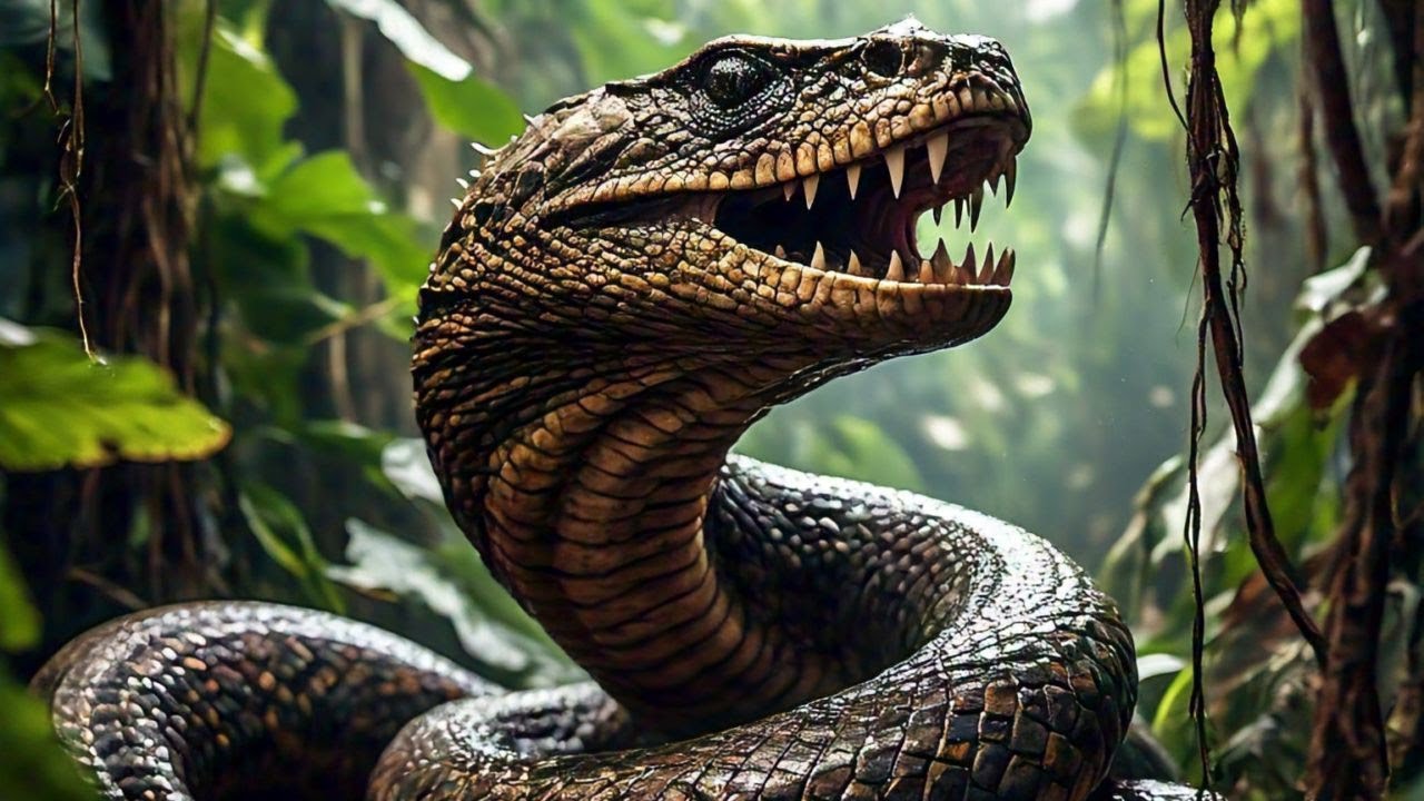 Titanoboa: The Giant Snake in Jurassic World! - YouTube