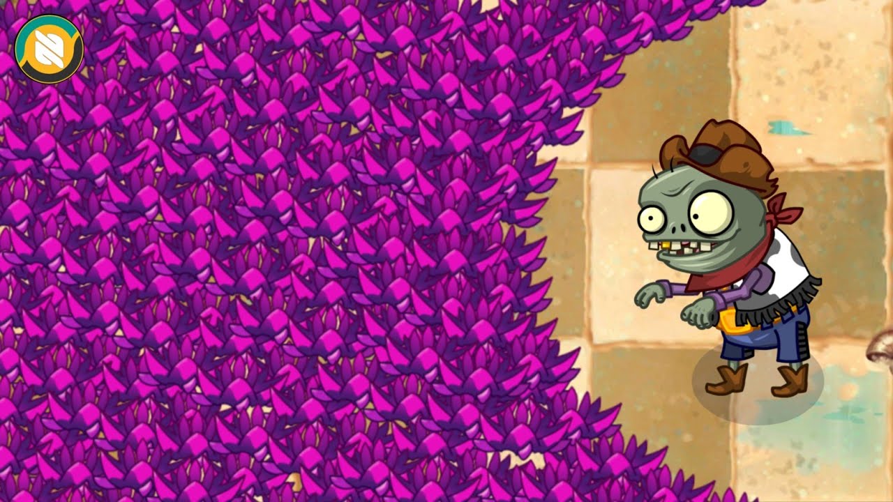 20 Plant Max Level Power Up Vs Cowboy Imp Zombie 20000 Hp !! Who Will ...